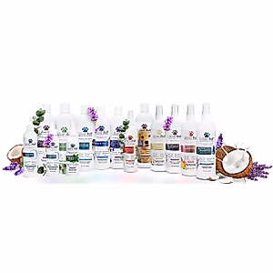 Lillian Ruff Ear Cleaner & Otic Wax Solvent for Dogs with Tea Tree Oil, Bee Propolis & Aloe - Coconut and Lavender Scent - Dissolve Wax and Combat Ear Odors - Safe for Sensitive Ears (4oz)