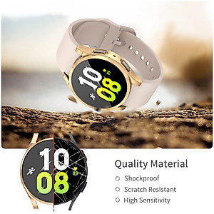 RICHONE [10 Pack] Compatible with Samsung Galaxy Watch FE 4/5 40mm Screen Protector Case, Full Protection Cover Soft TPU Bumper Frame Accessories (10 Colors, Galaxy Watch 5/4 FE 40 mm)