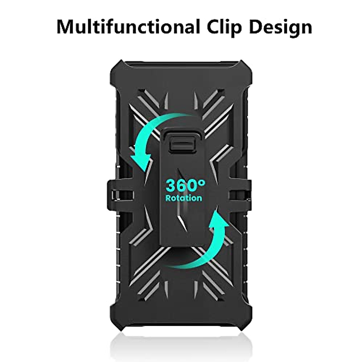 for Samsung Galaxy S20 FE Case: Rugged Belt Clip Holster Heavy Duty with Built-in Kickstand - Military Grade Protection Shockproof Cover for Galaxy S20 FE - Black