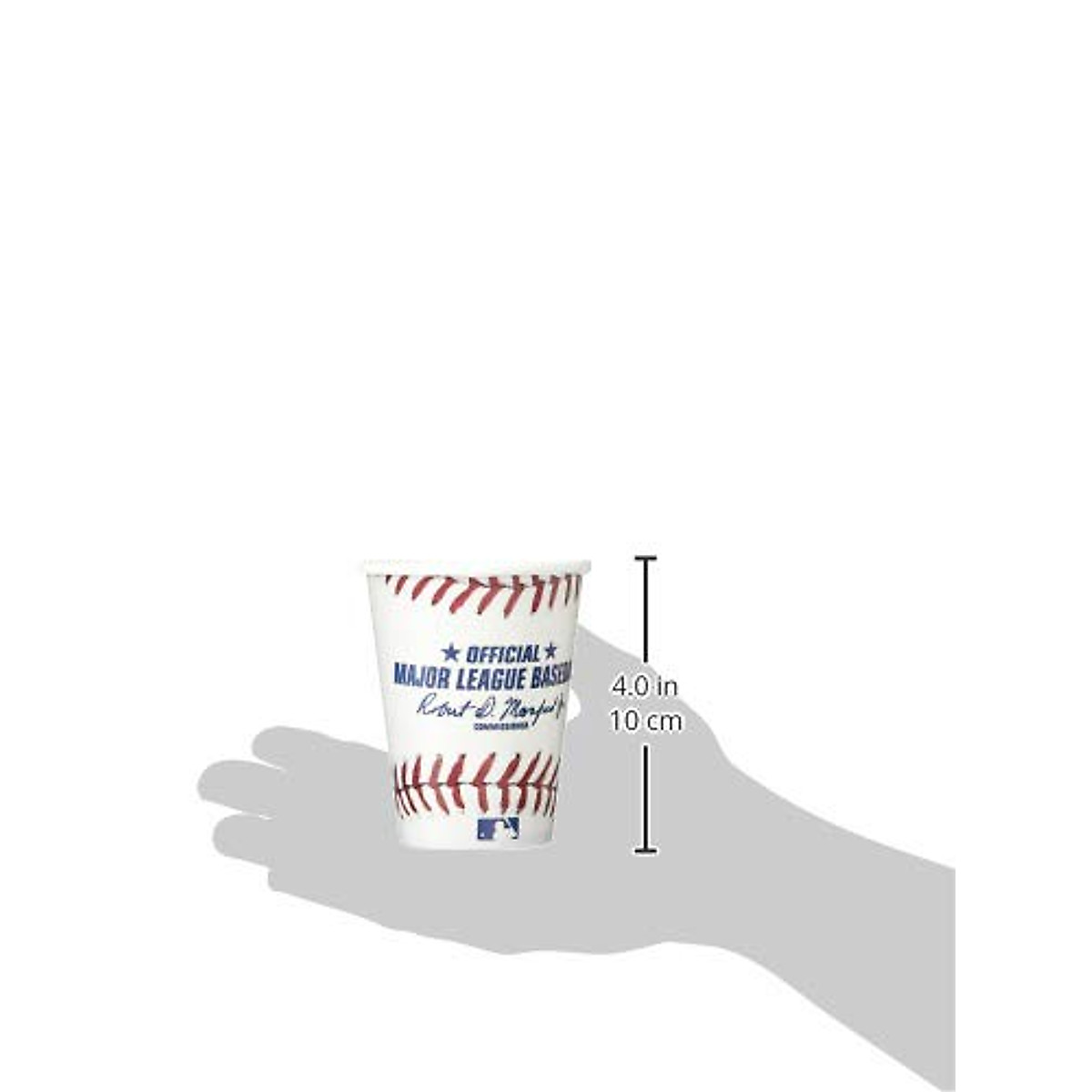 Adorable Rawlings Baseball Cups - 9 oz (Pack of 8) - Perfect for Baseball Themed Parties & Game Nights, Great Gift for Fans