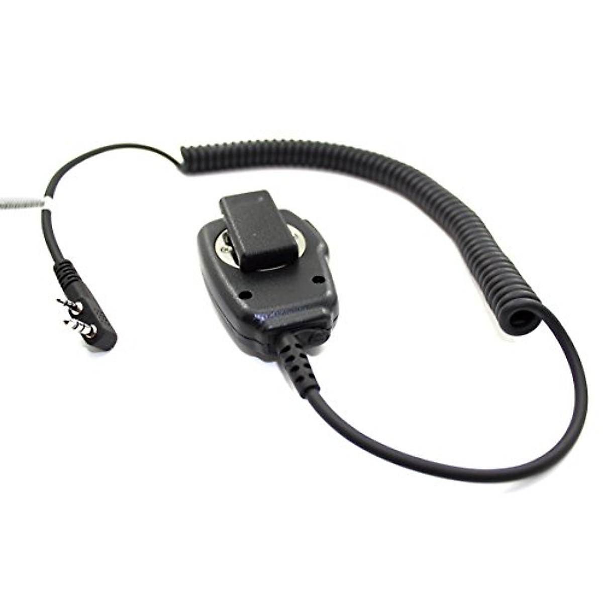 BridgeCom BCS-200 Shoulder Speaker Mic K-1 Plug IP-54 Rated for DMR and Analog AnyTone, Kenwood, Woxun Amateur Ham Business Portable Two Way Radio