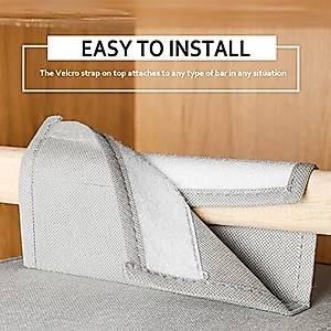 AEROiVi Hat Organizer for Closet - 10 Shelf Hat Racks for Baseball Caps - Non-Woven Fabric Hat Storage & Display - Hat Hanger to Protect Your Caps