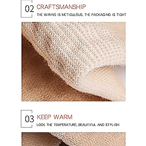 1 Pair Self Heating Support Knee Brace Warm for Arthritis Joint Pain Relief and Injury Recovery Knee Pads (Light Yellow,M)