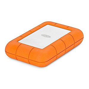LaCie Rugged RAID Pro 4 TB External Hard Drive Portable HDD – USB 3.0 Compatible – with SD Card Slot, Drop Shock Dust Water Resistant, for Mac and PC Computer Desktop Workstation Laptop (STGW4000800)