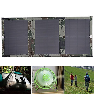 Folding Solar Charging Panel Foldable Panel Portable Solar Charger Panel 21W Lightweight Portable Space Saving Chargingadapter