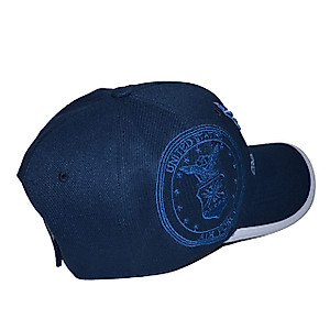 Icon Sports Group US Air Force Hat Official Licensed Military Cap, Unisex Embroidered Blue Military Baseball Cap, One Size