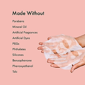 Rael Face Mask Skin Care, Collagen Face Masks - Bamboo Facial Sheet Mask, Korean Skincare, with Collagen Essence and Fruit Extracts, Nourishing and Moisturizing, All Skin Types (Collagen, 5 Sheets)