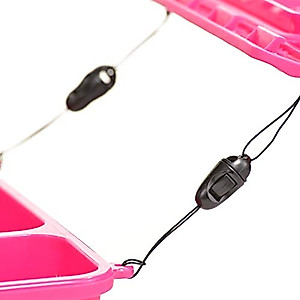 Go Green Lunch Box Lunch Box Set With 5 Compartment Leak-Proof Bento Lunch Box, Insulated Carrying Bag, Beverage Bottle, and Gel Freezer Pack Adults and Kids Unicorn Blue Pink (Magical Sky)