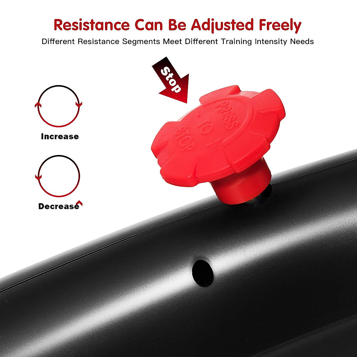 GYMAX Indoor Exercise Cycling Bike, Stationary Bike with 20lbs Steel Flywheel & Heart Rate Monitor, Silent Operation for Home, Gym, Office (Black+Red)