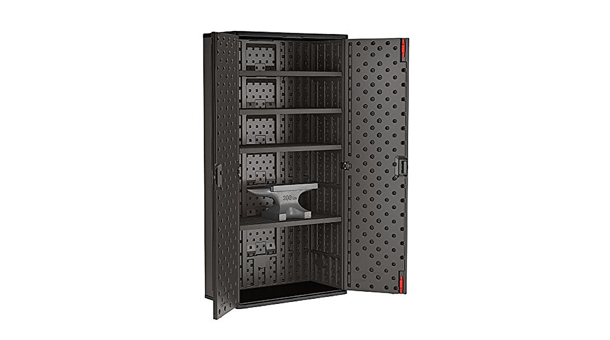 Suncast Commercial Mega Tall Cabinet - Secure Heavy-Duty Storage