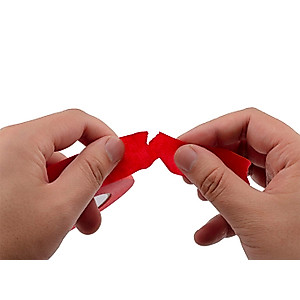 Lichamp 10 Pack Red Painters Tape 1 inch, Medium Adhesive Red Masking Tape Bulk Multi Pack, 1 inch x 55 Yards x 10 Rolls (550 Total Yards)