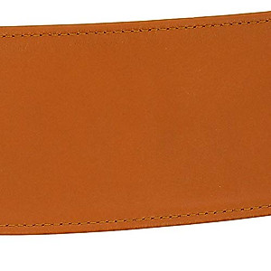 FASHIONGEN - Woman Italian leather Obi belt, CASSIANE - Camel, S-M