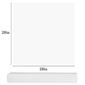 235 Sheets White Tissue Paper Bulk, 20" x 20" Gift Wrapping Paper for Moving, Gift Wrapping, Moving Supplies & Protecting Items Crown Display