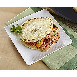 IMUSA USA 11" Nonstick Carbon Steel Comal with Bakelite Handles, Inch, Black