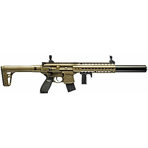 Sіg Sauer MCX .177 Cal CO2 FDE Air Rifle with Wearable4U CO2 90 Gram (2 Pack) and 500x Pellets Bundle