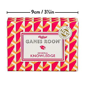 Ridley’s General Knowledge Trivia Card Game – Quiz Game for Kids and Adults – 2+ Players – Includes 140 Unique Questions Cards – Fun Family Game – Makes a Great Gift