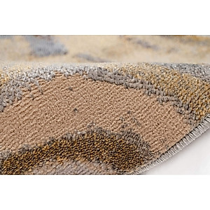 Liora Manne Soho Agate Indoor Rug Gold 6'6"X9'4"