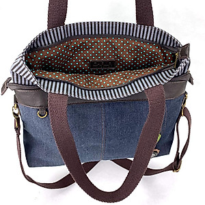 Chala Patch Cross-Body Canvas Messenger Bag- Owl-II (Mauve Red)