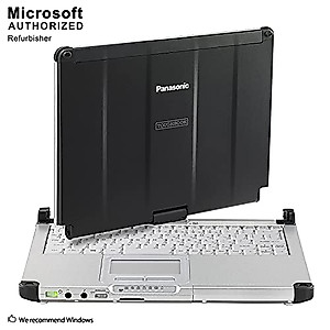Panasonic Toughbook CF-C2 12.5 Inch Laptop , Intel Core i5 4300U up to 2.9GHz, 8G DDR3L, 512G SSD, WiFi, USB 3.0, VGA, HDMI, Windows 10 64 Bit-Multi-Language, English/Spanish/French(CI5) (Renewed)