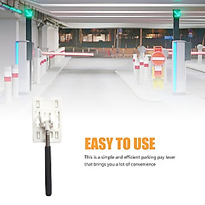 VICASKY Telescopic Rod Card Holder Reacher,Vehicle Parking Toll Swiping Stick Grabber Car Parking Contactless Payment Card Rod Tool