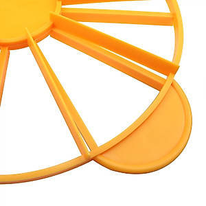 DJF For 10/12 Pieces of a 10-inch Diameter Cake, Round Double-sided Cake Portion Marker Cake Cutter Slicer Cake Slicer Cake Knife Cake Cutter Cheesecake Slicer For Uniform Slicing 1pcs