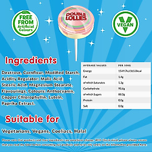 Swizzels Matlow Double Lollies Sweets 3 Kg