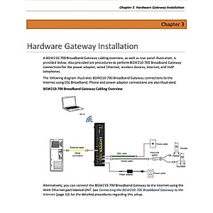 AT&T Ethernet BGW210 802.11b/g/n/ac 400mW Bonded VDSL2 Wireless Voice Gateway 4 x Gigabit Ports (ONT Required),Black