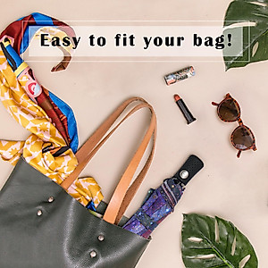 LFLFWY Folding Umbrella - Compact Travel Umbrella Automatic Open and Close, Lightweight Windproof Waterproof Umbrella For Women and Men, Best Umbrellas for rain mini-cute star