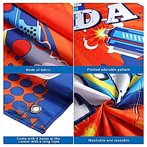Dart War Happy Birthday Backdrop Birthday Party Decorations Dart Theme Party Photo Background Birthday Table Decorations for Kids Boys Birthday Party