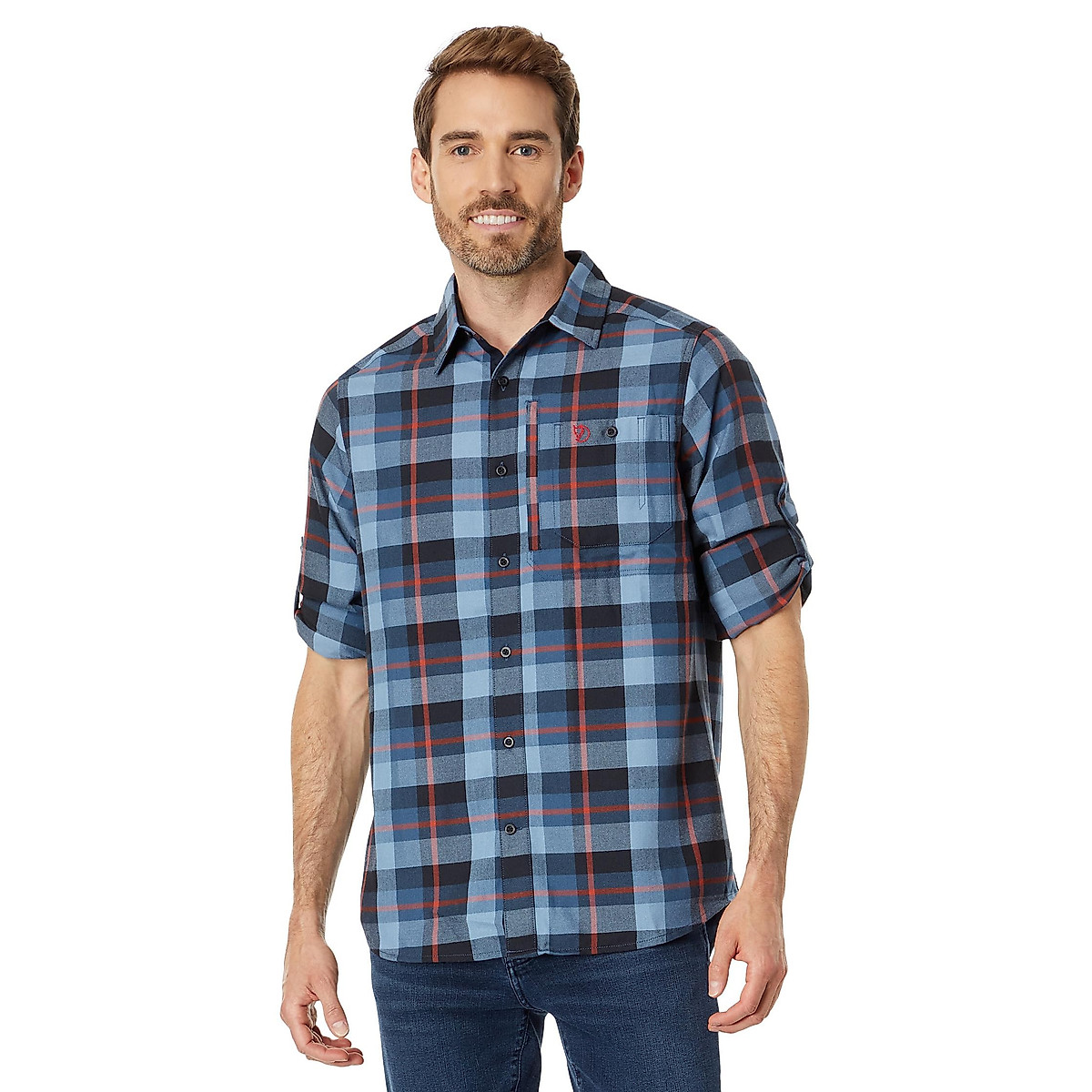 Fjällräven Fjallglim Shirt Indigo Blue/Dawn Blue LG