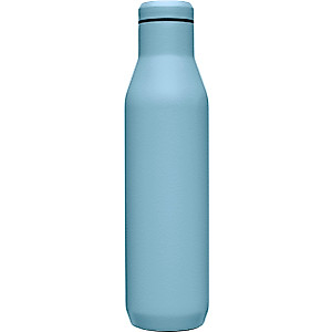 CamelBak Horizon 25oz Water Bottle - Insulated Stainless Steel - Wine Compatible - Leak Proof - Dusk Blue