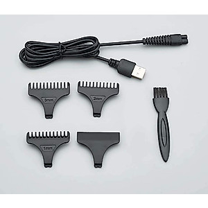 Electric Pro Li Outliner Grooming Rechargeable Cordless Close Cutting T-Blade Trimmer for Men 0mm Baldheaded Hair Clippers Zero Gapped Detail Beard Shaver Barbershop for Father's Day (Gold)