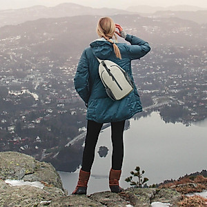 MAYLISACC Sling Backpack, Crossbody Bags for Women Men, Sling Bag with Earphone Hole, Small Casual Daypack Backpacks