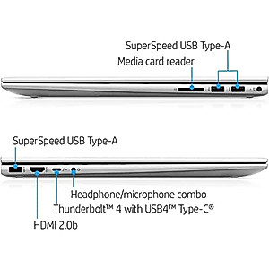 HP 2022 Envy 17.3" FHD Touchscreen 300-Nits Laptop, 12th Gen Intel Core i7- 1255U, 32GB RAM, 2TB PCIe SSD, Backlit Keyboard, Intel Iris Xe Graphics, Wind 11 Pro, Natural Silver, 32GB USB Card