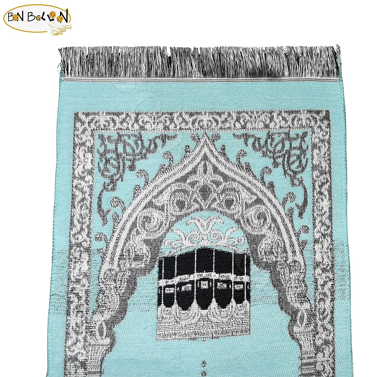 Light Blue Prayer Rug Muslim Carpet Mat Islamic Childrens Salat Small Kids Janamaz Sajda Rugs Sajadah Namaz Sajjadah Child Toddler Mosque Mini Praying Gebetsteppich Musallah Salah Masged Ramadan