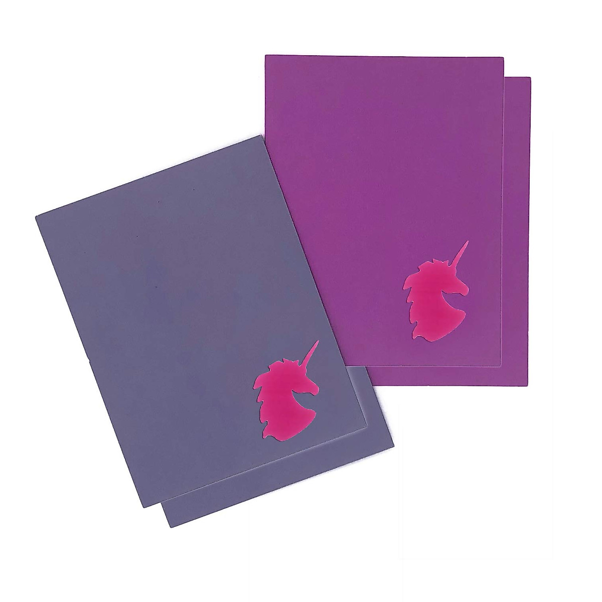 Royal Green Magical Unicorn Birthday Party Stickers for Decoration, Scrapbooking, Arts, and Crafts 2 inch (50mm) in Pink - 40 Pack