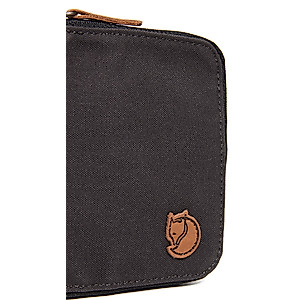 Fjällräven Unisex Zip - Zipper Wallet - Polyester and Cotton Construction - Internal Organization Slot Dark Grey One Size One Size