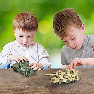 ArtCreativity 6” Long Pull Back Tank Toys, Set of 3, Diecast Military Vehicles, Camouflage Colors, Pullback Action, Army Toys for Boys & Girls, Fun Party Favors, Classroom Prizes, Gifts for Kids