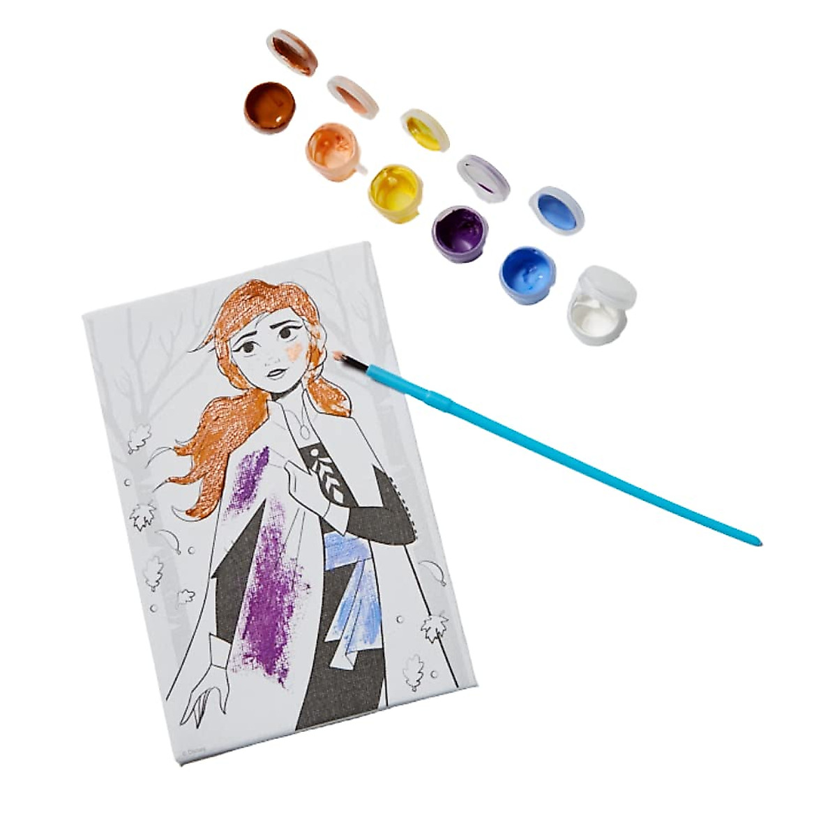 Disney Frozen 2 Paint Set for Kids Elsa Painting Set with 3 Canvases