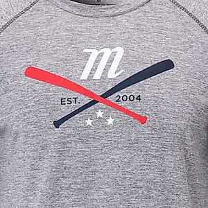 MARUCCI MEN'S CROSSOVER MARLED TEE GRAY
