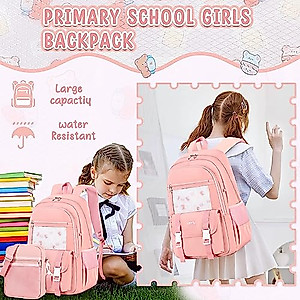 Bluboon Kids School Backpacks for Girls Elementary Bookbags Middle School bags Travel Rucksack Casual Daypack