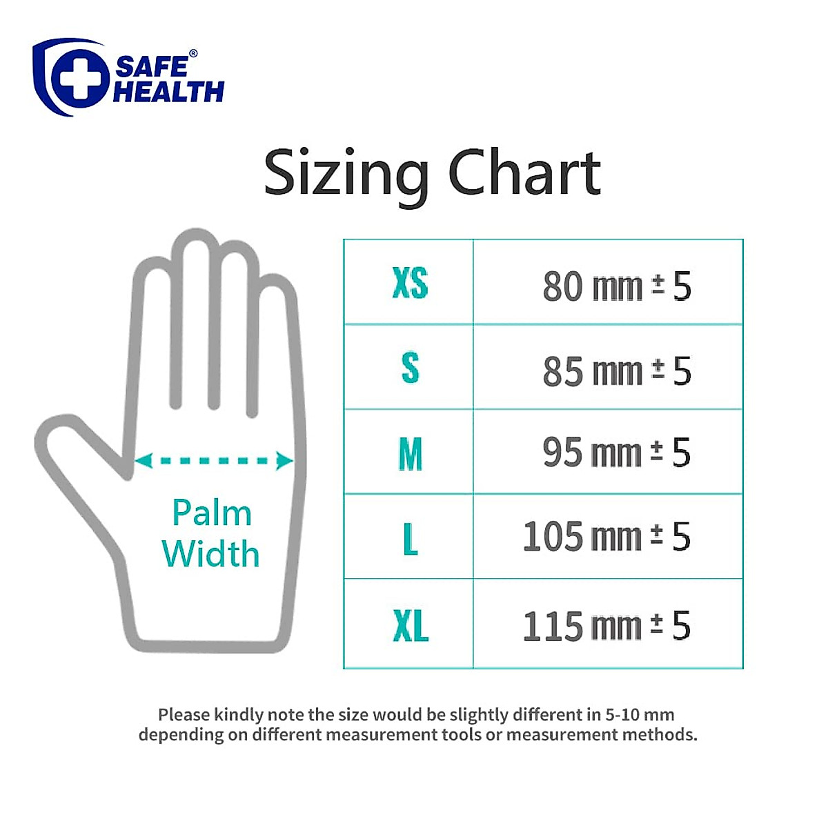 Safe Health Vinyl Exam Disposable Gloves, Bulk Supply of 16000, Latex Free, Powder Free, Clear, Large, 3.5 mil, Medical Grade, Nursing, Office, Kitchen, Pet Care, Cleaning, Housework