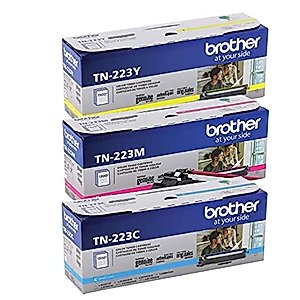 Brother MFC-L3750 (TN223) Standard Yield Toner Cartridge Set - C/M/Y (1,300 Yield)