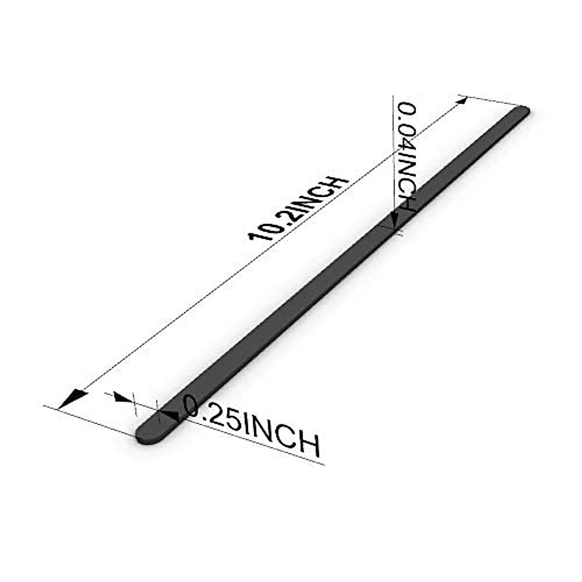 LeFix 2 Pieces Non-Slip Bumper Feet Strips for Dell Inspiron 5368 5378 |7368 7378 |7460 7472 7560 7572 |15 7569 7579|DIY Bumper Feet for HP Spectre,G1 13 Chromebook,Pavilion,Omen,XPS 15 9560