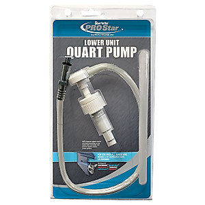 STAR BRITE PROStar Super Premium Lower Unit Quart Pump with 3/8" Fitting - Compatible with Mercruiser, OMC, Evinrude, Johnson & More (027400)