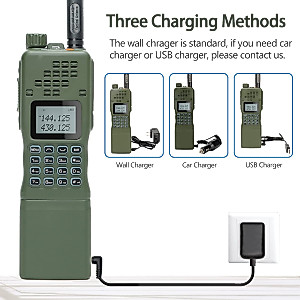 Baofeng AR-152 10W Ham Radio Powerful Military Grade Tactical Long Range Walkie Talkie with Speaker Mic, Car Charger and more 12000mAh Battery Portable Tactical Two Way Radio Full Set