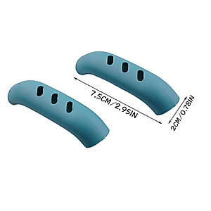 2Pcs Silicone Assist Handle Holder Grip, Cast Iron Skillet Handle Covers Heat Resistant Non Slip Pot Grip, Hot Handle for Frying Pans Griddles