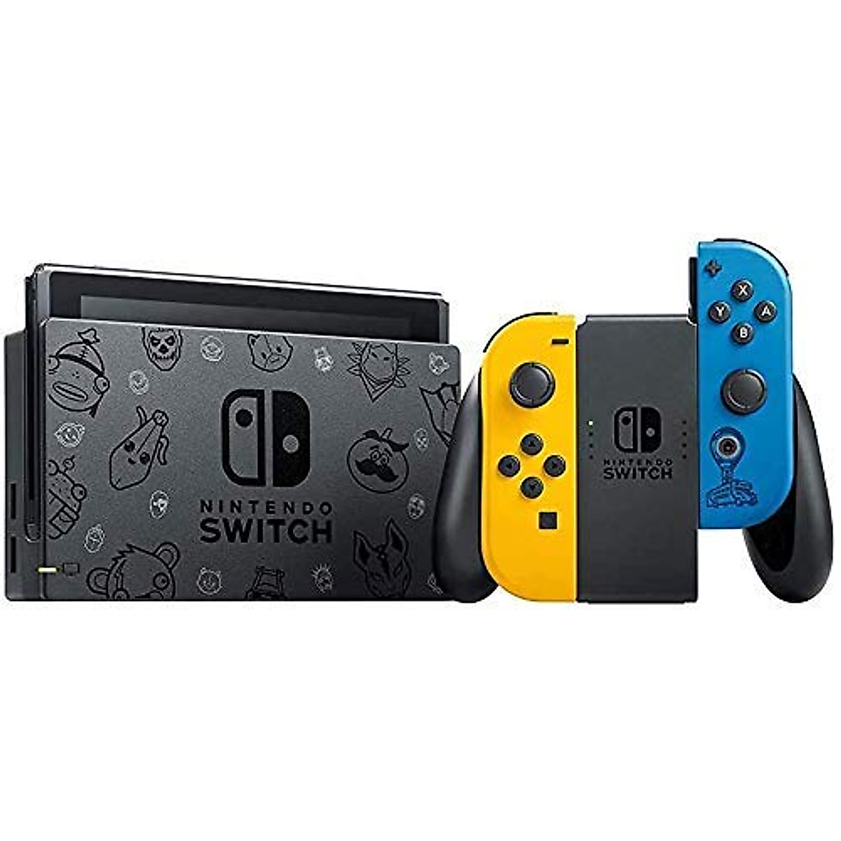 Nintendo Switch Bundle with Carrying Case & SD Card: Nintendo Switch 32GB Console with Neon Red and Blue Joy-Con, 12-Month Individual Membership Online, TWE 128GB Micro SD Card (Renewed)