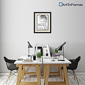 Art to Frames Double-Multimat-646-844/89-FRBW26079 Collage Photo Frame Double Mat with 1 - 12x16 Openings and Satin Black Frame