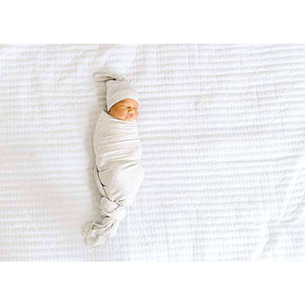 Copper Pearl Baby Swaddle Blanket - Premium Knit Baby Blanket, Large Soft Stretchy Receiving Blankets for Baby Boy and Girl, Swaddles for Newborn, Infant, and Toddler (Oat)